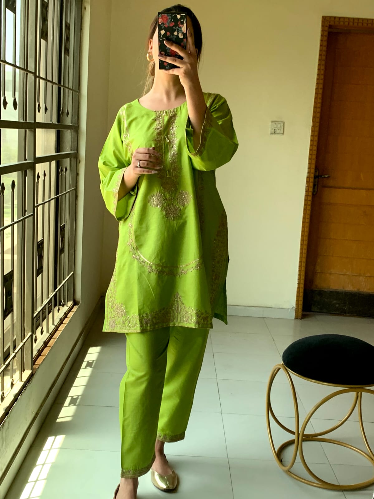 Afgan Jalebi💕 Sequence Work Embroidery 2Pc – My Store